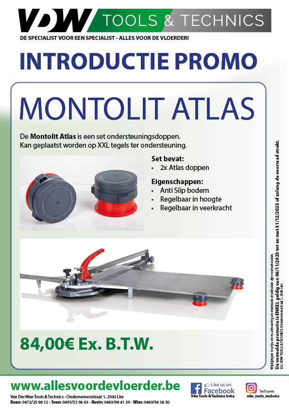 VDW Tools & Technics: Alles voor de vloerder